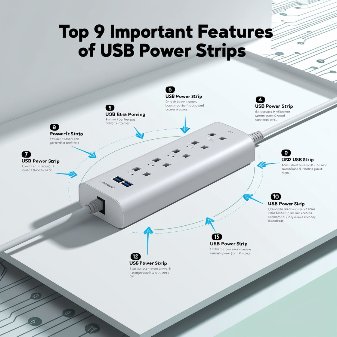 Top 9 Important Features of USB Power Strips – FEDUS