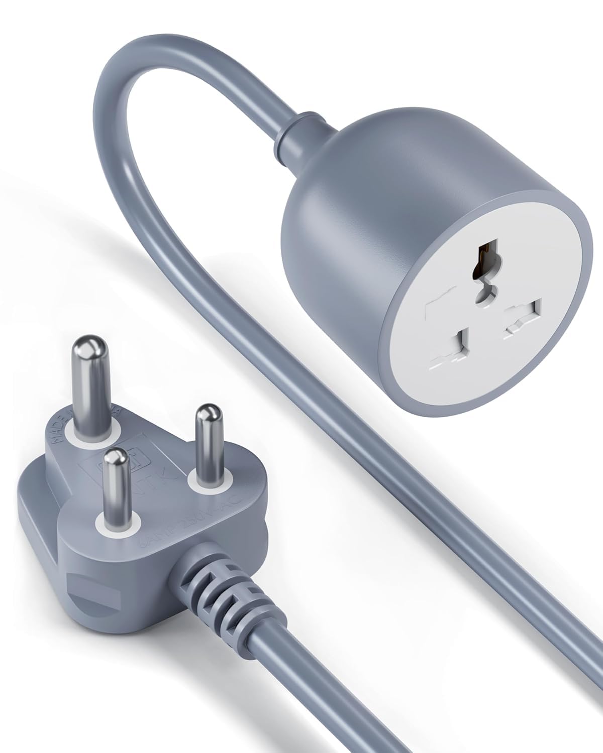 FEDUS 3m Indoor Outdoor Male/Female Power Extension Cord